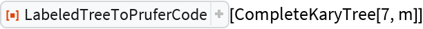 LabeledTreeToPruferCode | Wolfram Function Repository