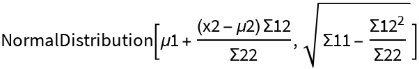 ConditionedMultinormalDistribution | Wolfram Function Repository