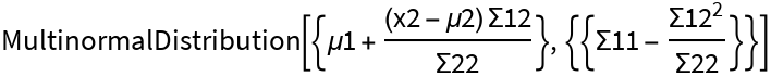 ConditionedMultinormalDistribution | Wolfram Function Repository