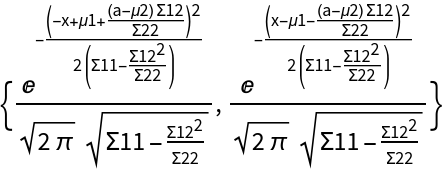 ConditionedMultinormalDistribution | Wolfram Function Repository