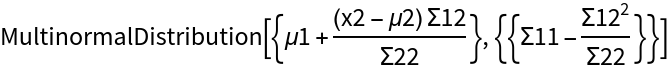 ConditionedMultinormalDistribution | Wolfram Function Repository