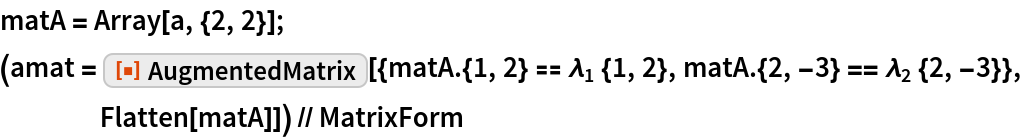 AugmentedMatrix | Wolfram Function Repository