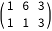 AugmentedMatrix | Wolfram Function Repository
