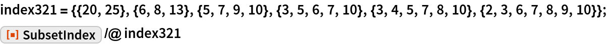SubsetIndex | Wolfram Function Repository