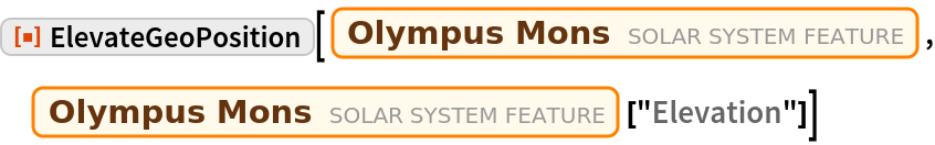 ElevateGeoPosition | Wolfram Function Repository