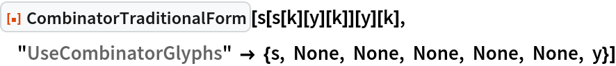 CombinatorTraditionalForm | Wolfram Function Repository