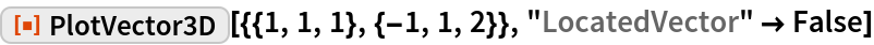 PlotVector3D | Wolfram Function Repository