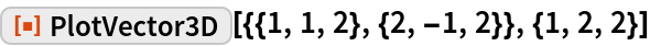 PlotVector3D | Wolfram Function Repository