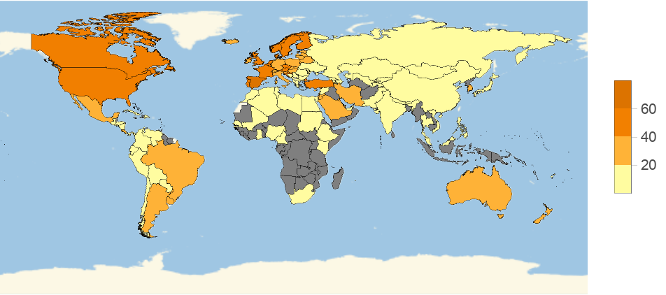 Organ Transplants by Country | Wolfram Data Repository