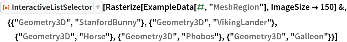 InteractiveListSelector | Wolfram Function Repository