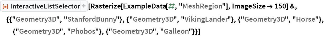 InteractiveListSelector | Wolfram Function Repository