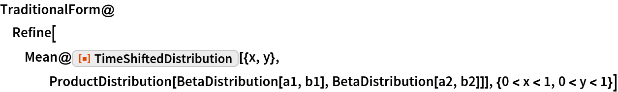 TimeShiftedDistribution | Wolfram Function Repository