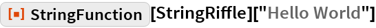 StringFunction | Wolfram Function Repository