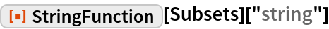 StringFunction | Wolfram Function Repository