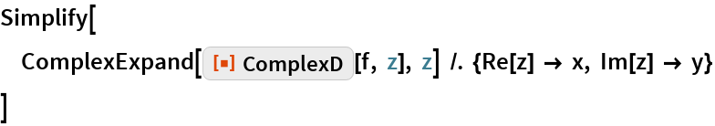 ComplexD | Wolfram Function Repository