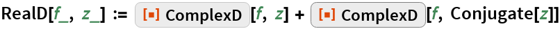 ComplexD | Wolfram Function Repository