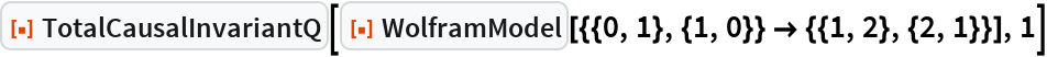 TotalCausalInvariantQ | Wolfram Function Repository