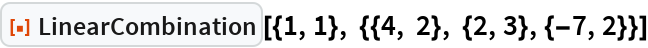 LinearCombination | Wolfram Function Repository