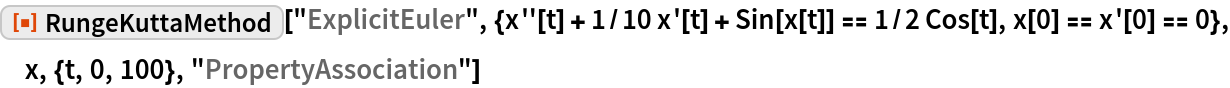 RungeKuttaMethod | Wolfram Function Repository