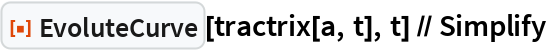EvoluteCurve | Wolfram Function Repository
