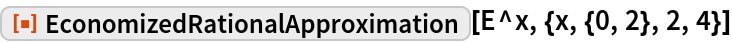 EconomizedRationalApproximation | Wolfram Function Repository