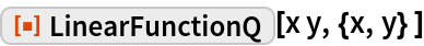 LinearFunctionQ | Wolfram Function Repository