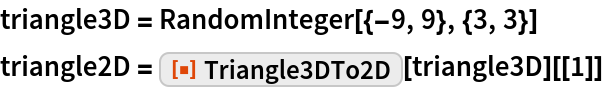 Triangle3DTo2D | Wolfram Function Repository