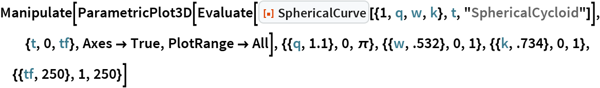 SphericalCurve | Wolfram Function Repository