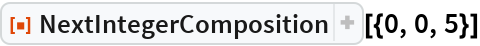 NextIntegerComposition | Wolfram Function Repository