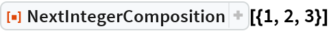 NextIntegerComposition | Wolfram Function Repository