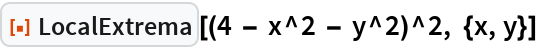 LocalExtrema | Wolfram Function Repository