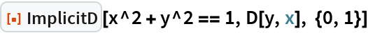 ImplicitD | Wolfram Function Repository