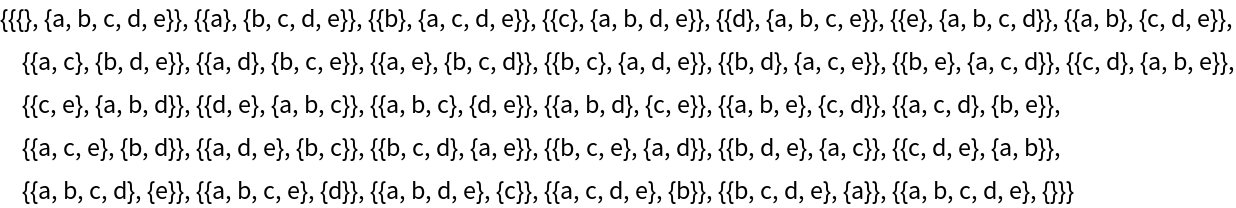 SubsetsWithComplements | Wolfram Function Repository
