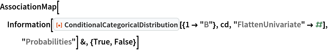 ConditionalCategoricalDistribution | Wolfram Function Repository