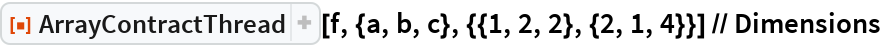 ArrayContractThread | Wolfram Function Repository