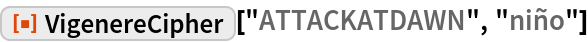 VigenereCipher | Wolfram Function Repository