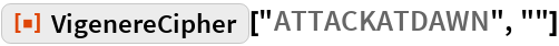 VigenereCipher | Wolfram Function Repository