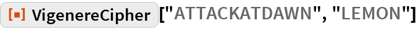 VigenereCipher | Wolfram Function Repository