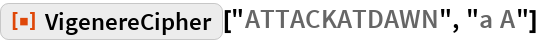 VigenereCipher | Wolfram Function Repository