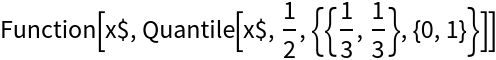 QuantileOperator | Wolfram Function Repository