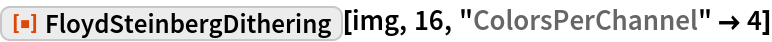 FloydSteinbergDithering | Wolfram Function Repository
