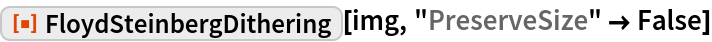 FloydSteinbergDithering | Wolfram Function Repository
