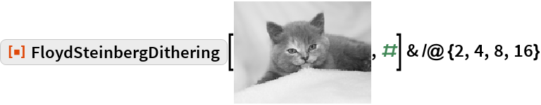 FloydSteinbergDithering | Wolfram Function Repository