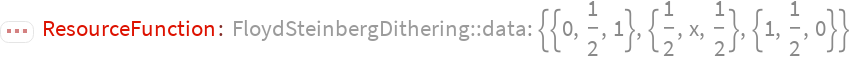 FloydSteinbergDithering | Wolfram Function Repository