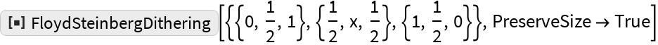 FloydSteinbergDithering | Wolfram Function Repository