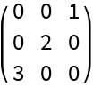 AntidiagonalMatrix | Wolfram Function Repository