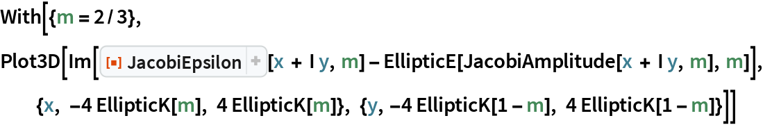 JacobiEpsilon | Wolfram Function Repository