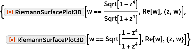 RiemannSurfacePlot3D | Wolfram Function Repository