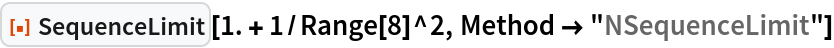 SequenceLimit | Wolfram Function Repository