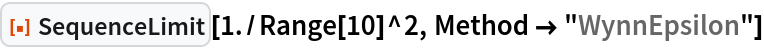 SequenceLimit | Wolfram Function Repository